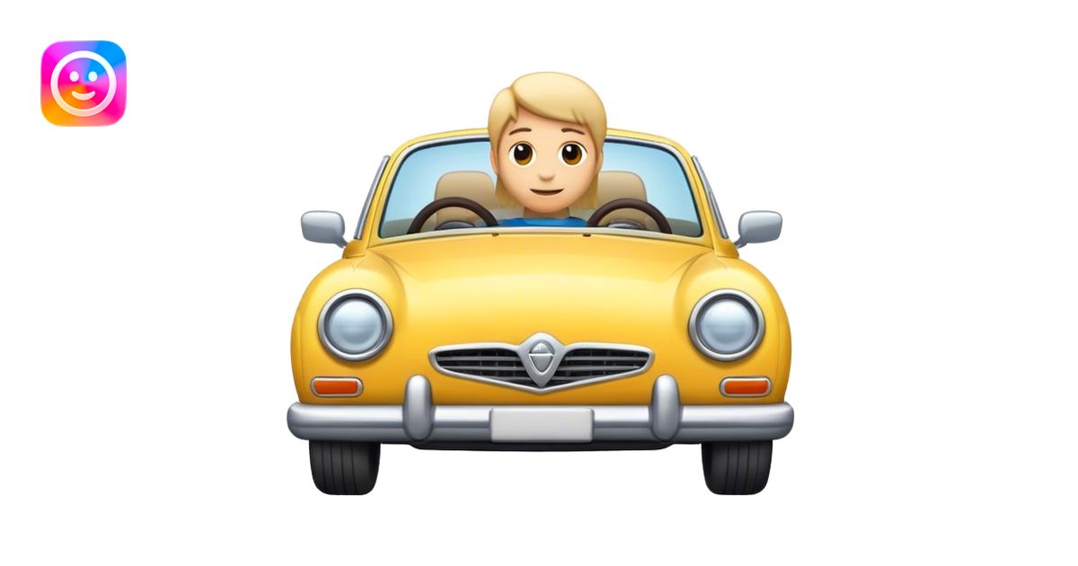 car driving car emoji | AI Emoji Generator