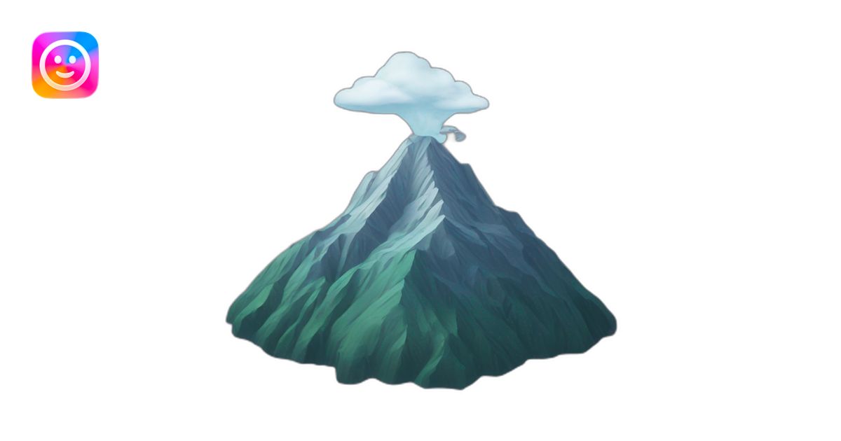 inverted mountain emoji | AI Emoji Generator