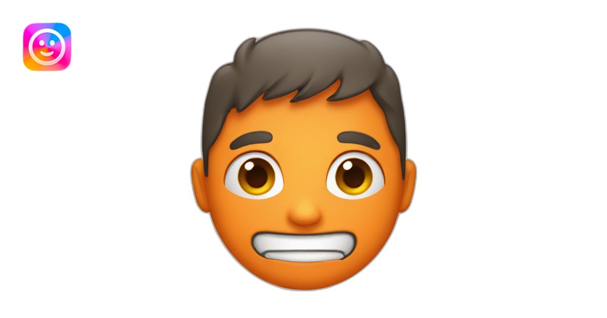 a one of orange circle emoji | AI Emoji Generator