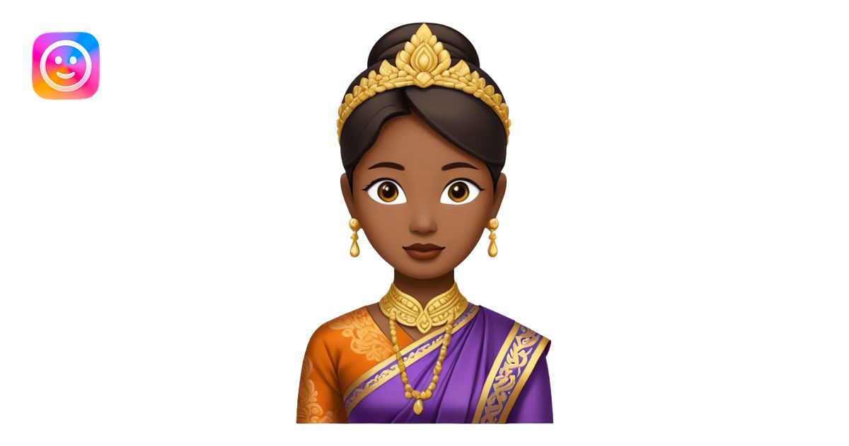 The emote is meant to depict a Thai woman in the classic attire of her ...