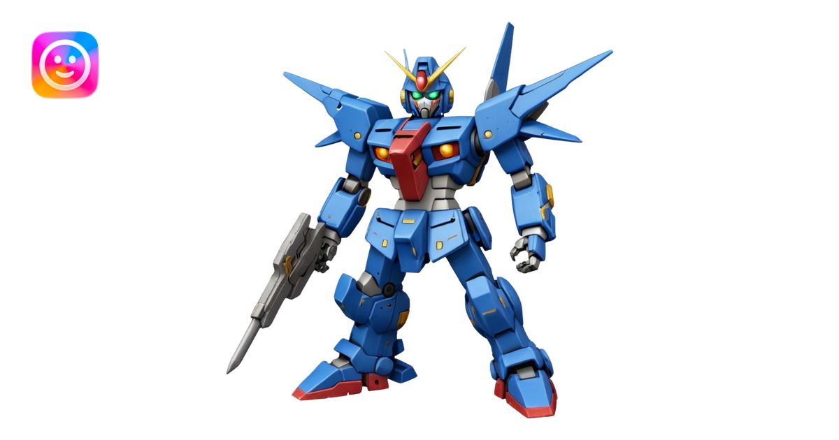 Scary gundam emoji | AI Emoji Generator