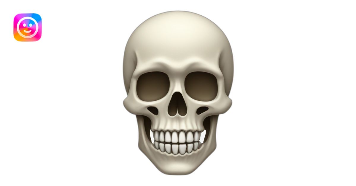 Skeleton emoji | AI Emoji Generator