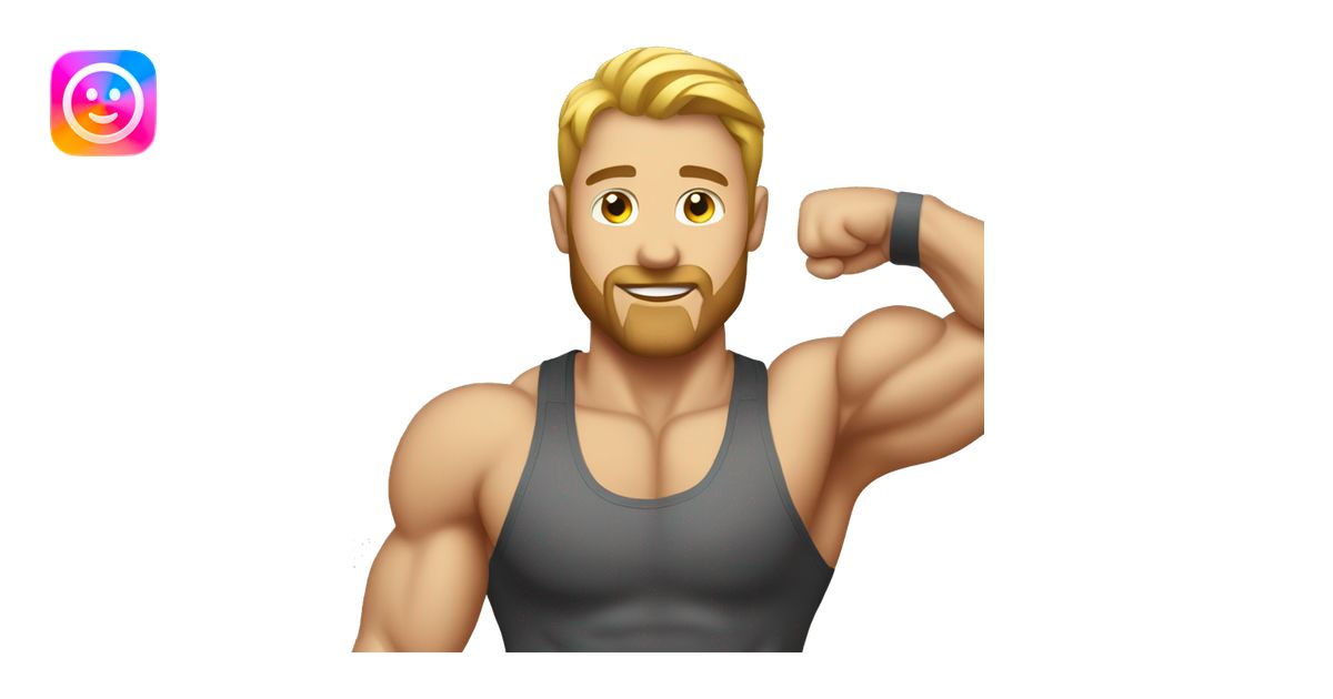 Fitness tricep emoji emoji | AI Emoji Generator