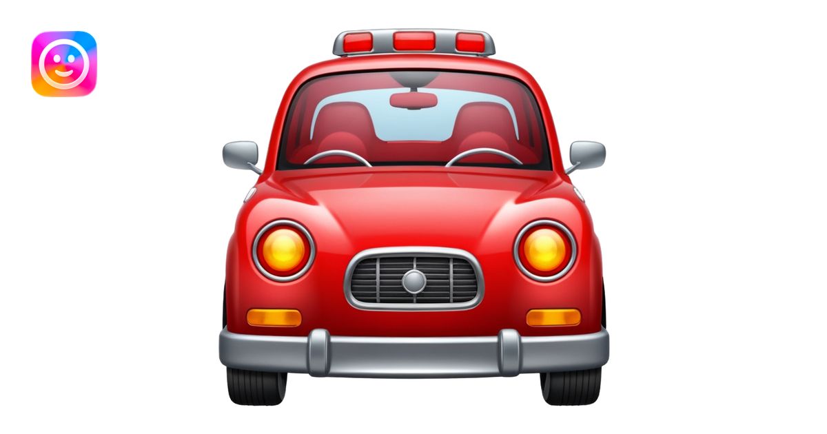 Car stopping emoji | AI Emoji Generator