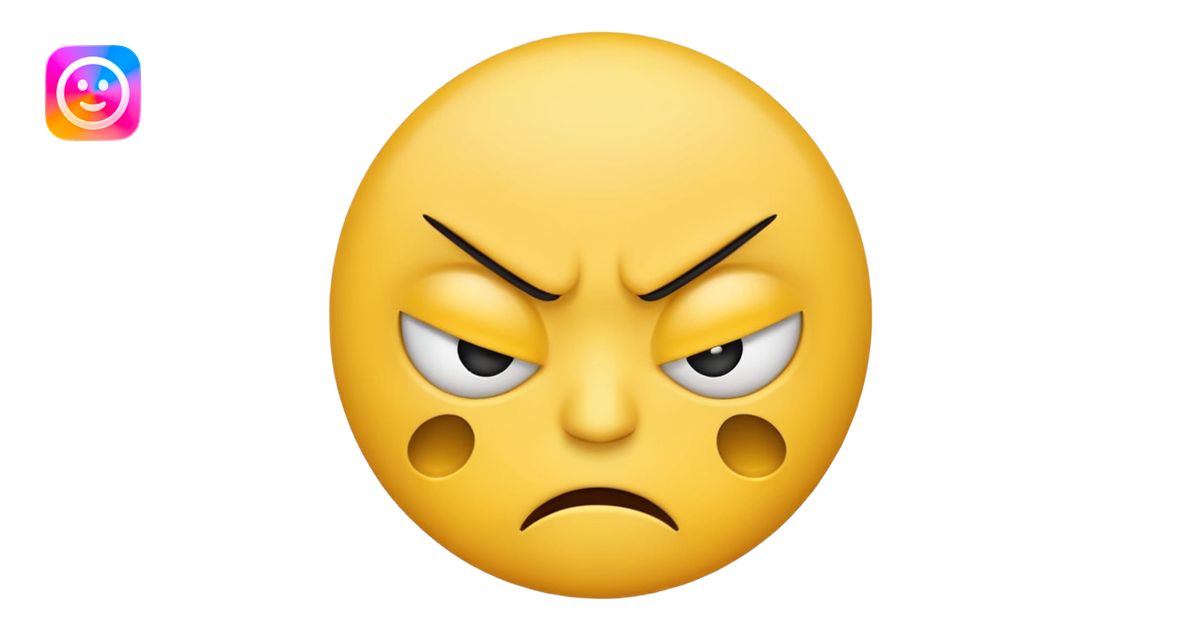 angry sad emoji emoji | AI Emoji Generator