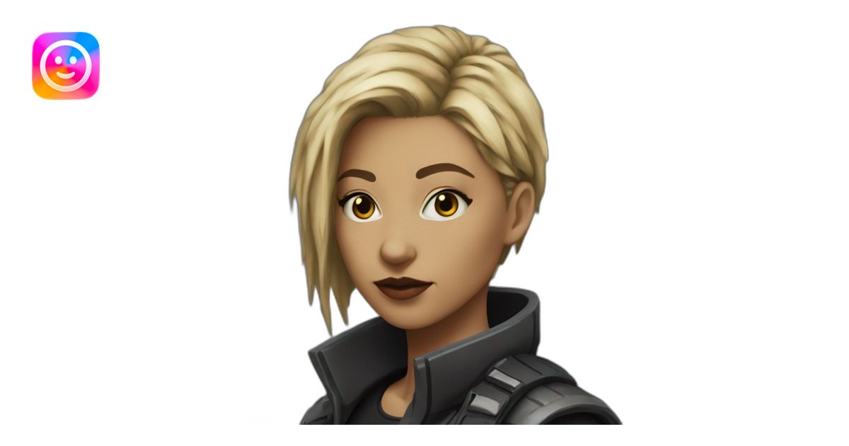 Cyberpunk edgerunners Rebecca emoji | AI Emoji Generator