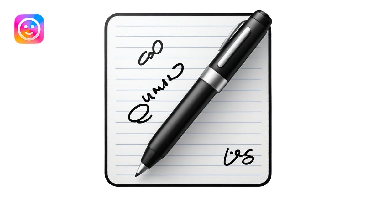 hand write emoji | AI Emoji Generator