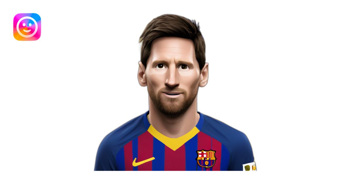 Messi chauve emoji | AI Emoji Generator