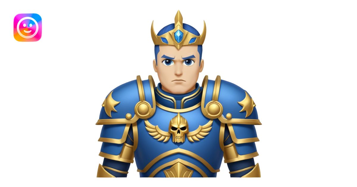 warhammer 40k Roboute Guilliman emoji | AI Emoji Generator