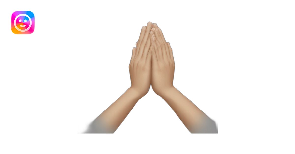 hands pray emoji | AI Emoji Generator