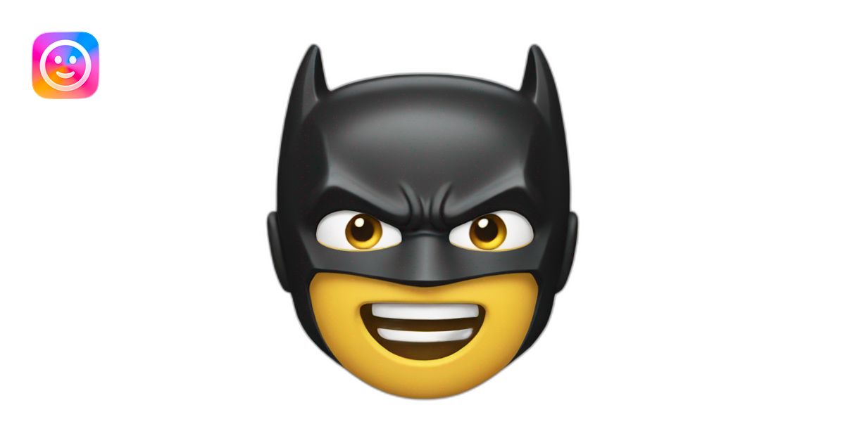 batman excited emoji | AI Emoji Generator