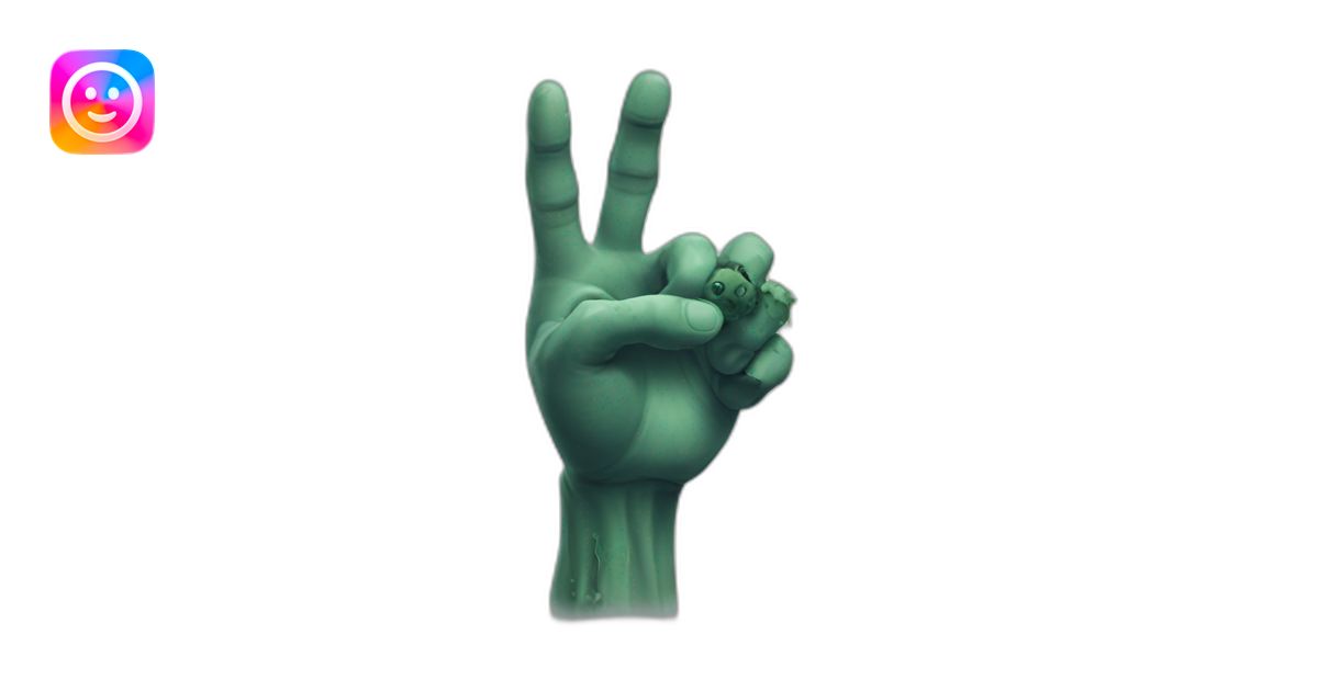 zombie hand pointing finger emoji | AI Emoji Generator