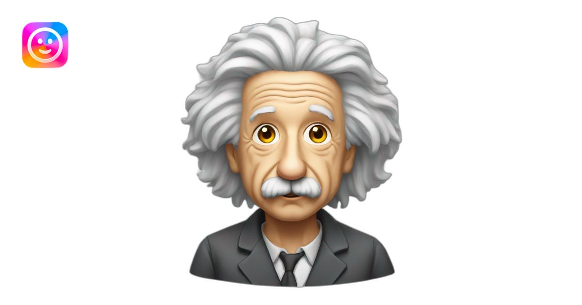 albert einstein emoji | AI Emoji Generator