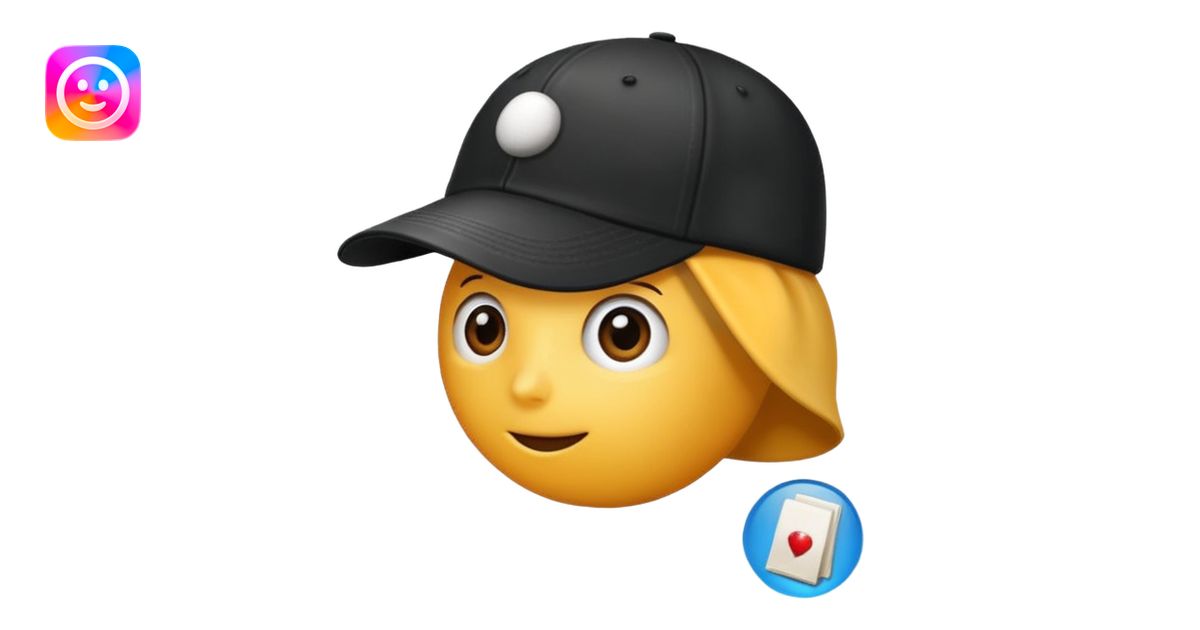 Juste une casquet avec une base de donnée dessus emoji | AI Emoji Generator