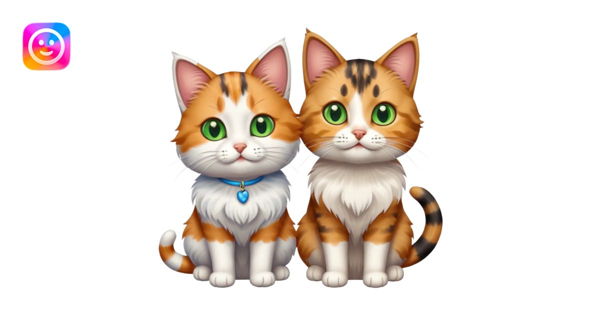 silly and cute cats emoji | AI Emoji Generator