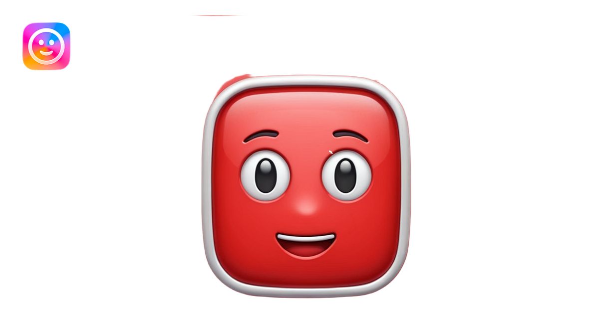 A YouTube emoji emoji | AI Emoji Generator