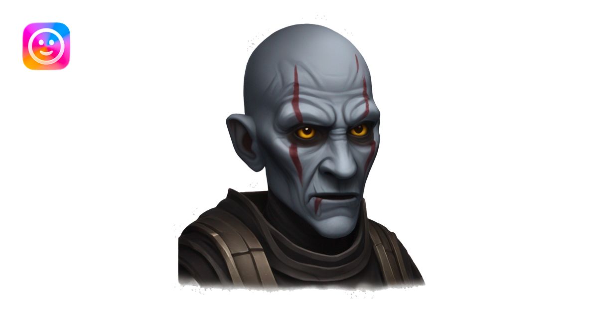 Dark malgus from star wars the old republic emoji | AI Emoji Generator