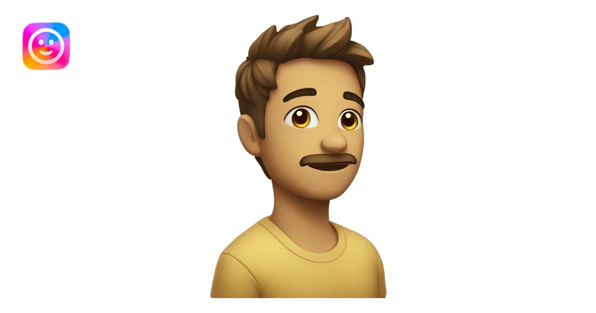 In side happy out side sad emoji | AI Emoji Generator