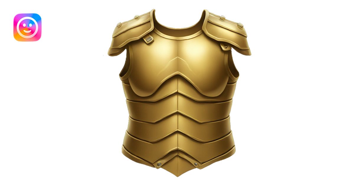gold torso armor emoji | AI Emoji Generator