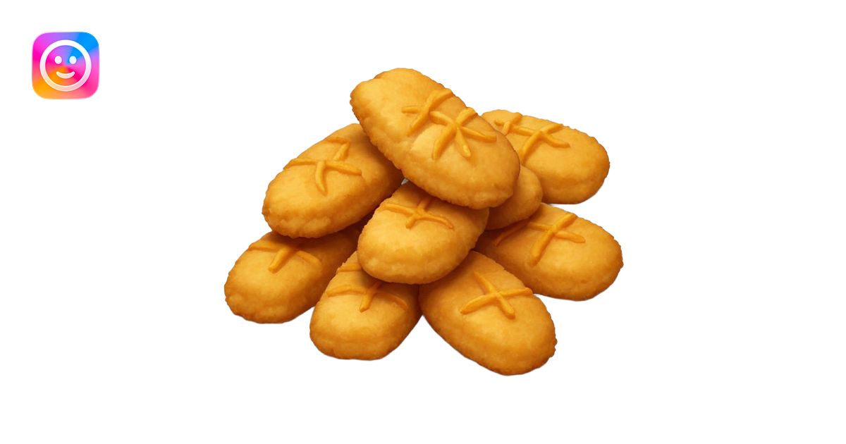 Mcdonald's chicken nuggets emoji | AI Emoji Generator
