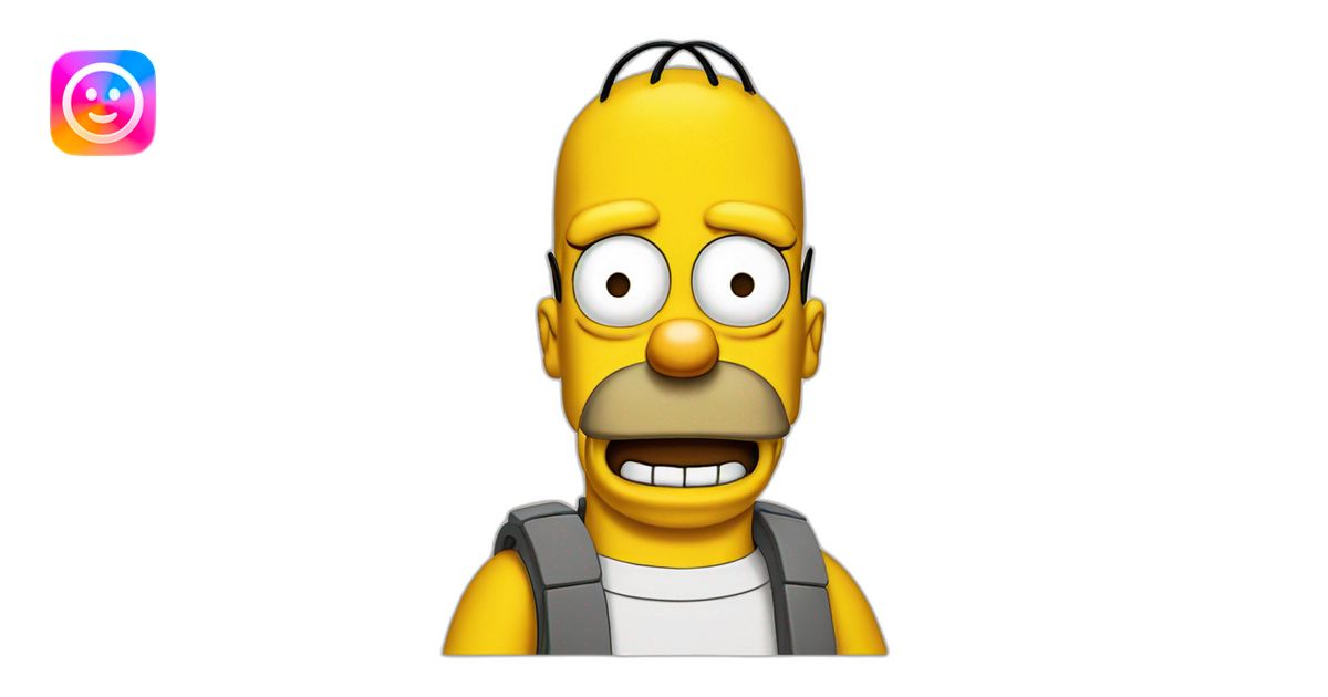 Homer simpson emoji | AI Emoji Generator