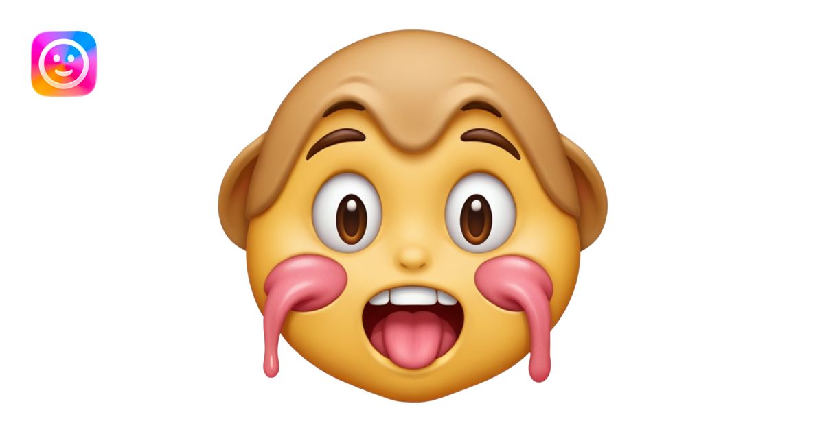 Hungry drooling emoji emoji | AI Emoji Generator