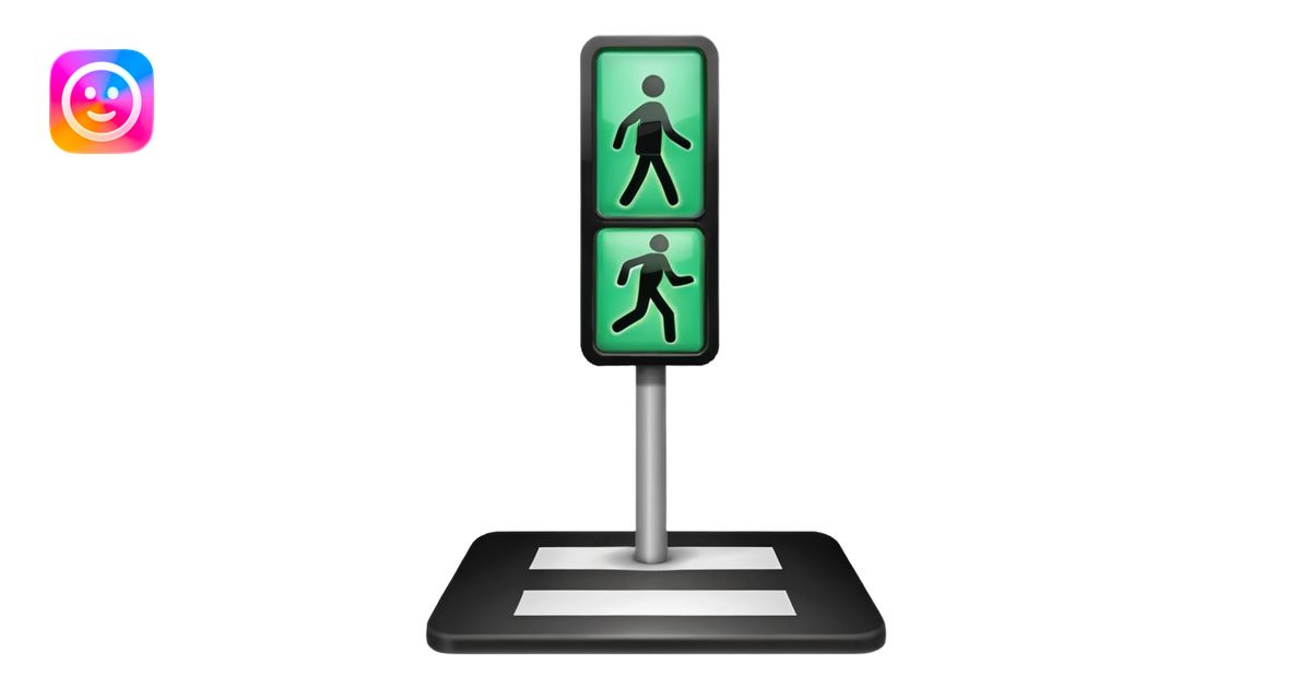 Crosswalk Light signal icon Lights , Kidsn. emoji | AI Emoji Generator