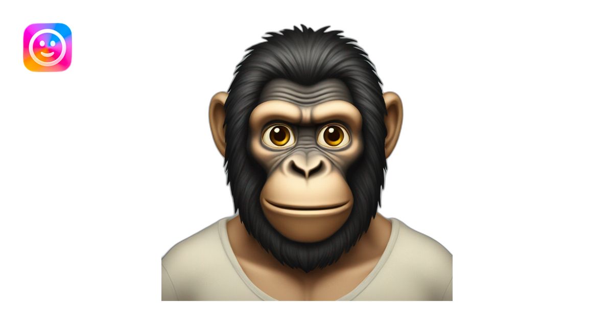 Lucky Chart Ape emoji | AI Emoji Generator