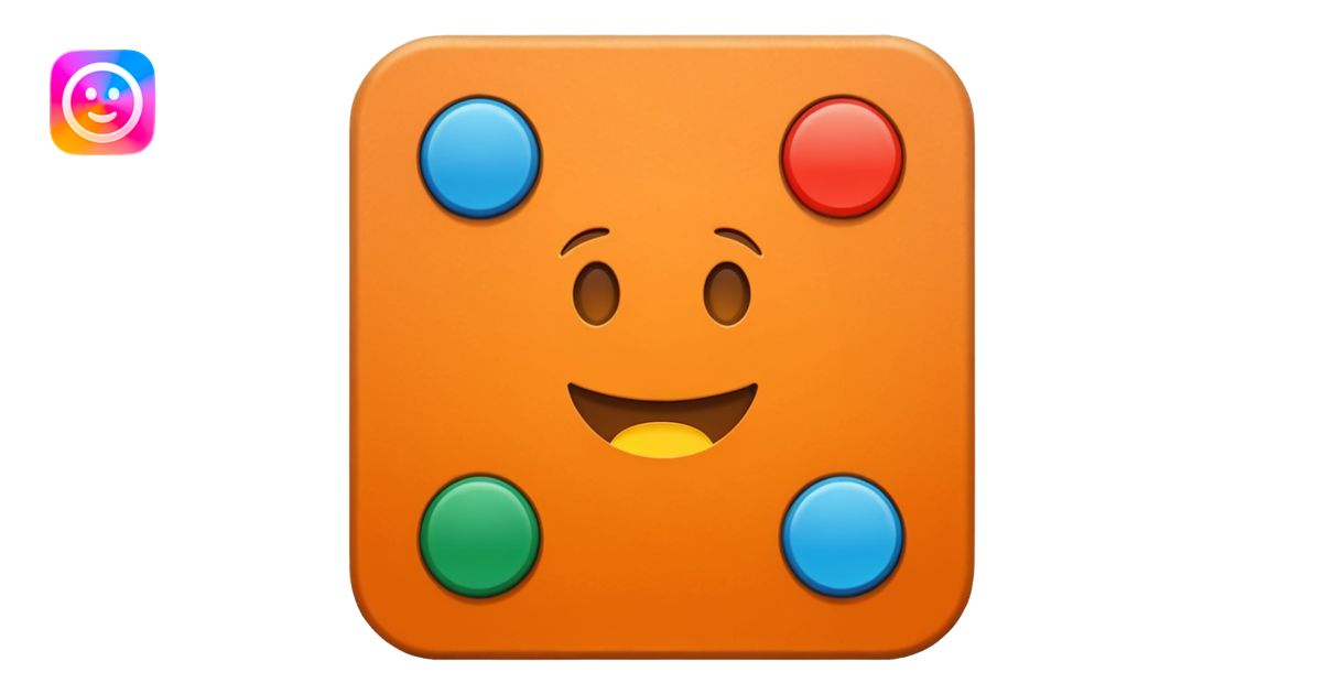 board game orange emoji | AI Emoji Generator