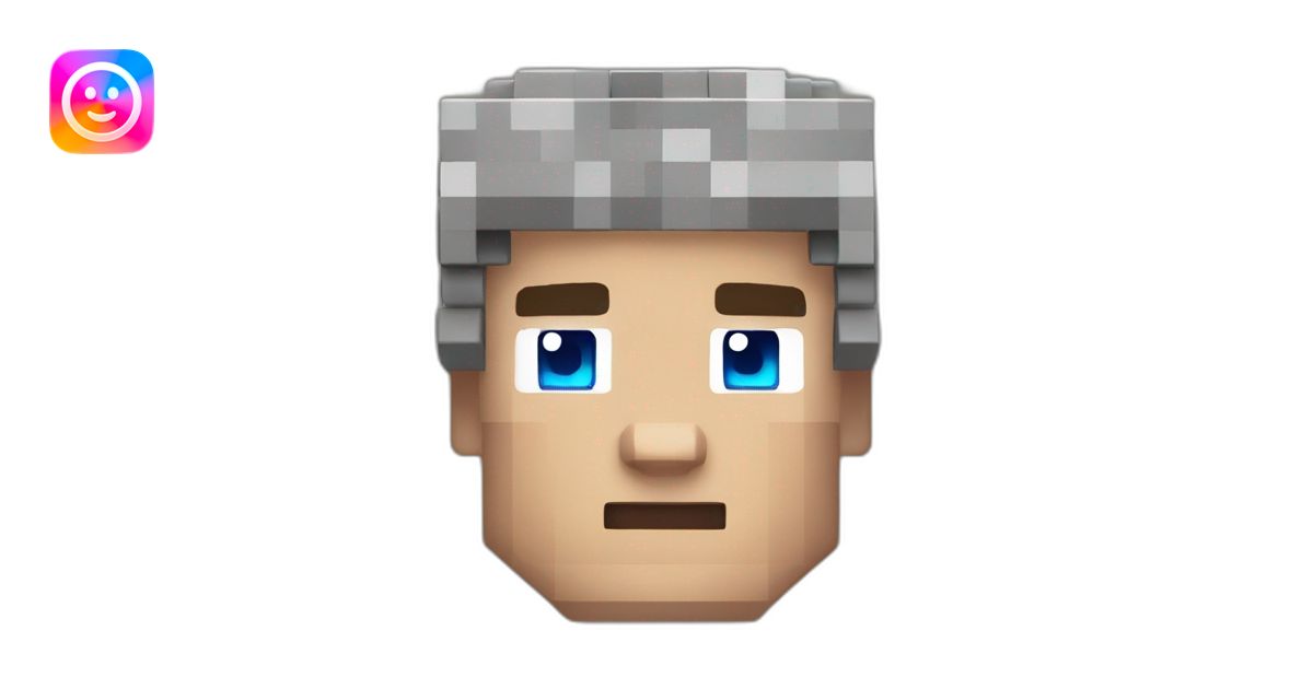 Minecraft steve emoji | AI Emoji Generator