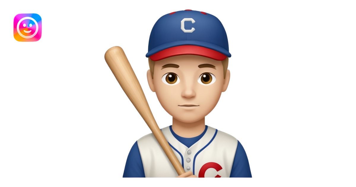 Baseball Player emoji | AI Emoji Generator