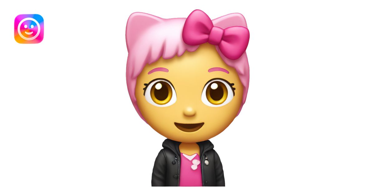 Mini emoji hello kitty emoji | AI Emoji Generator
