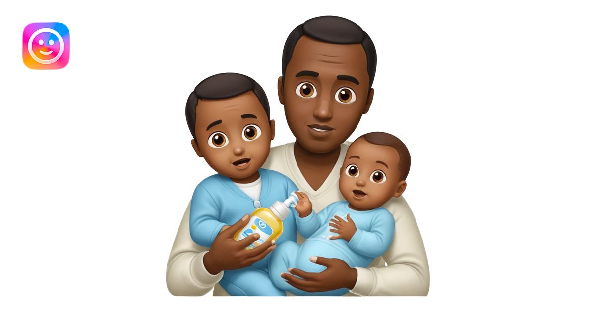 Sean “Diddy” Combs with baby oil and a very small infant and he’s ...
