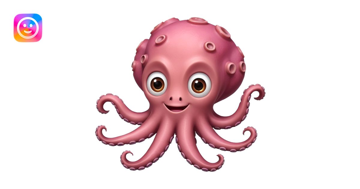 young pink flapjack octopus from Disney Pixar's animated film Finding ...