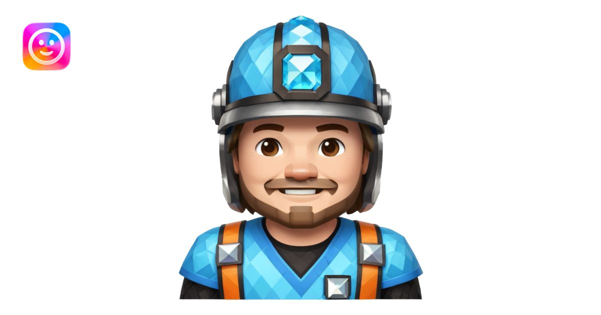 Minecraft Movie Jack Black emoji | AI Emoji Generator