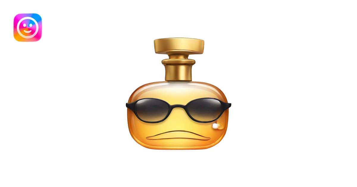 perfume with glasse emoji | AI Emoji Generator