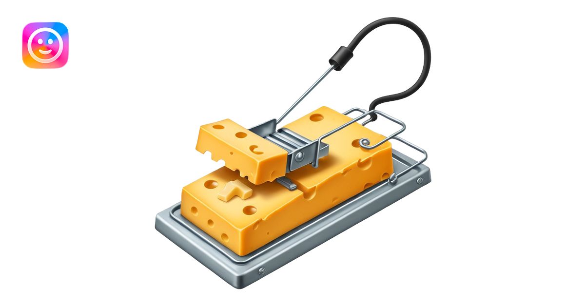Mouse trap emoji | AI Emoji Generator