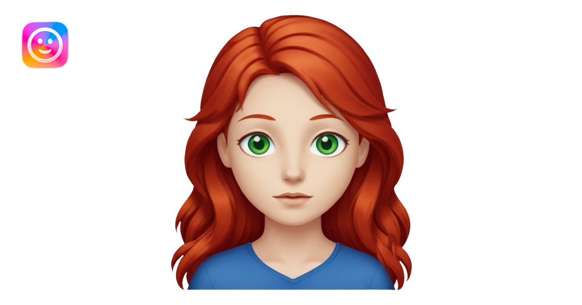 Like the first but her eye green and blue and her hair red that brolong ...