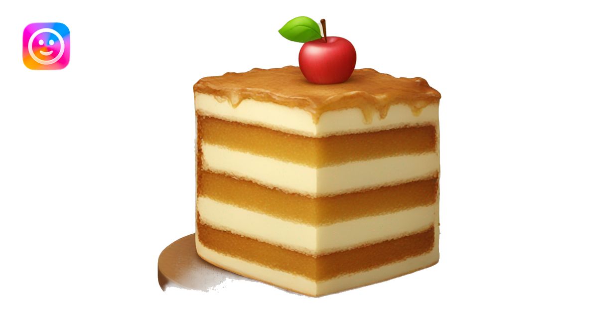 apple cake emoji | AI Emoji Generator