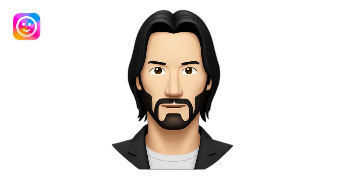 Keanu reeves face emoji | AI Emoji Generator