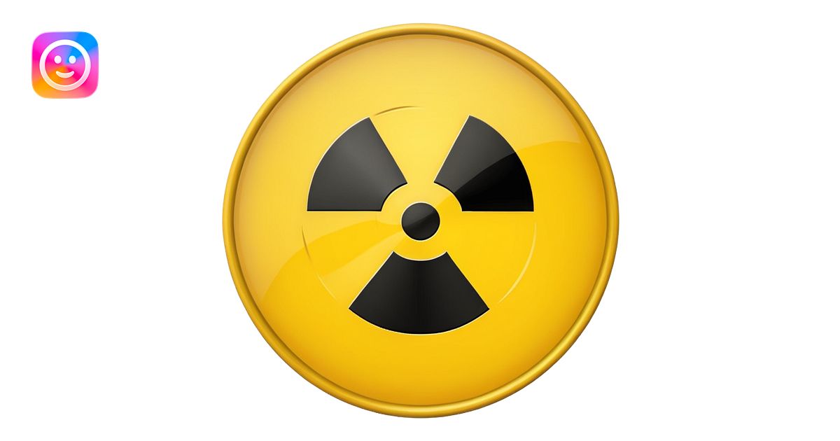 Radiation symbol emoji | AI Emoji Generator
