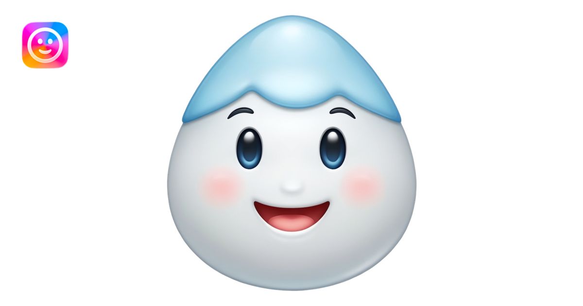 white gum drop emoji | AI Emoji Generator