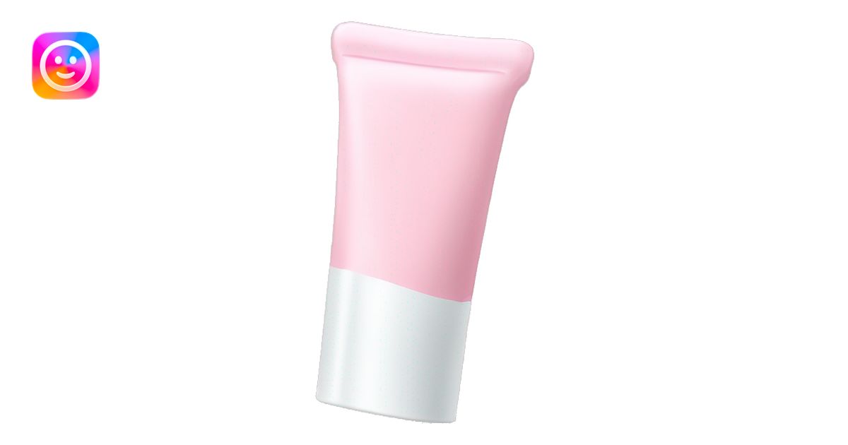Pale pink toothpaste tube emoji | AI Emoji Generator