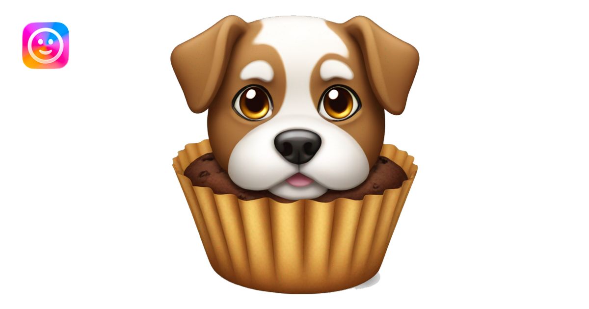 Muffin of dog emoji | AI Emoji Generator