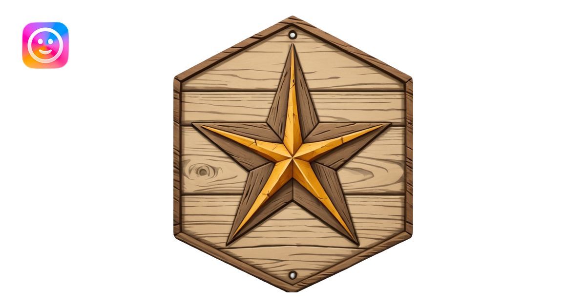 🛑+ 🏻 The hand is engraved on a pentagonal sign. emoji | AI Emoji Generator