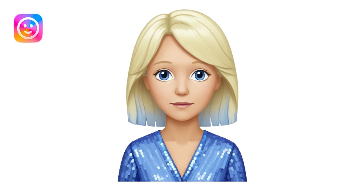 Agnetha Fältskog from ABBA with long platinum blonde hair, periwinkle ...