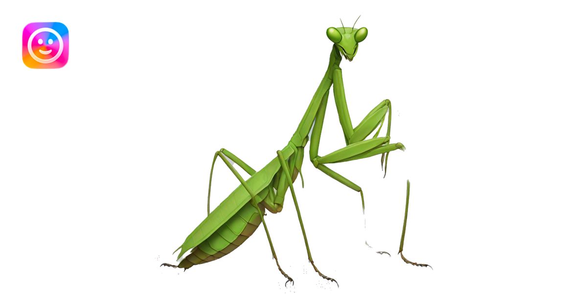 Preying mantis emoji | AI Emoji Generator