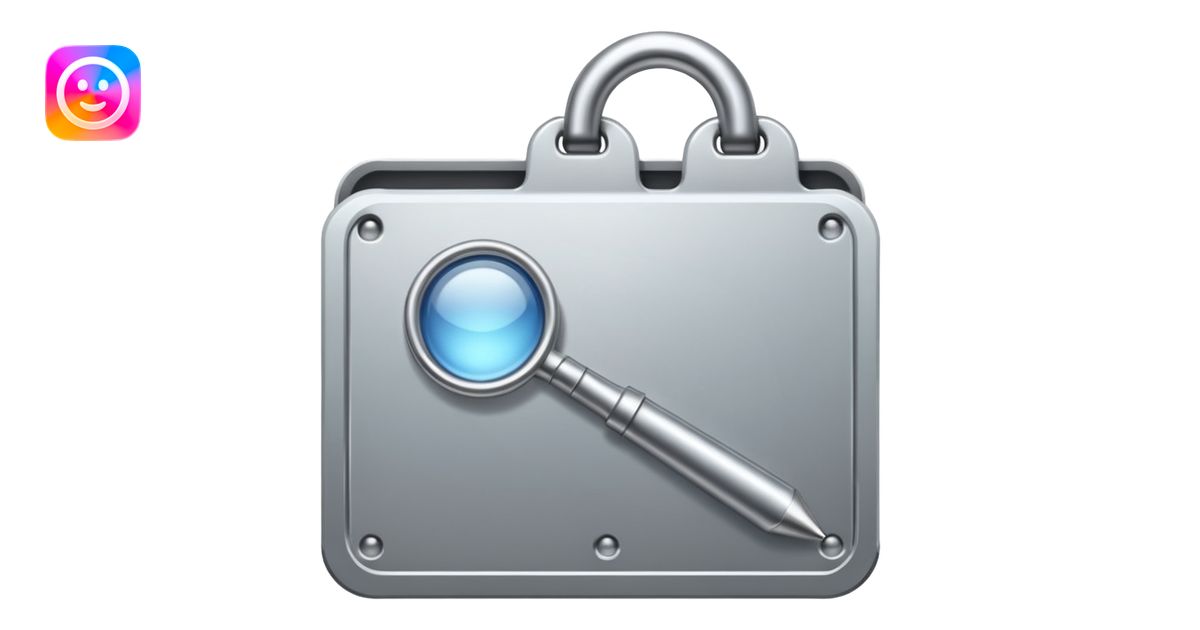 audit trail icon no human emoji | AI Emoji Generator