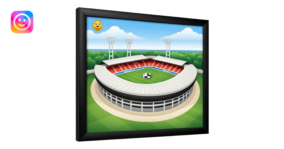 NSK Olimiyskiy stadium emoji | AI Emoji Generator