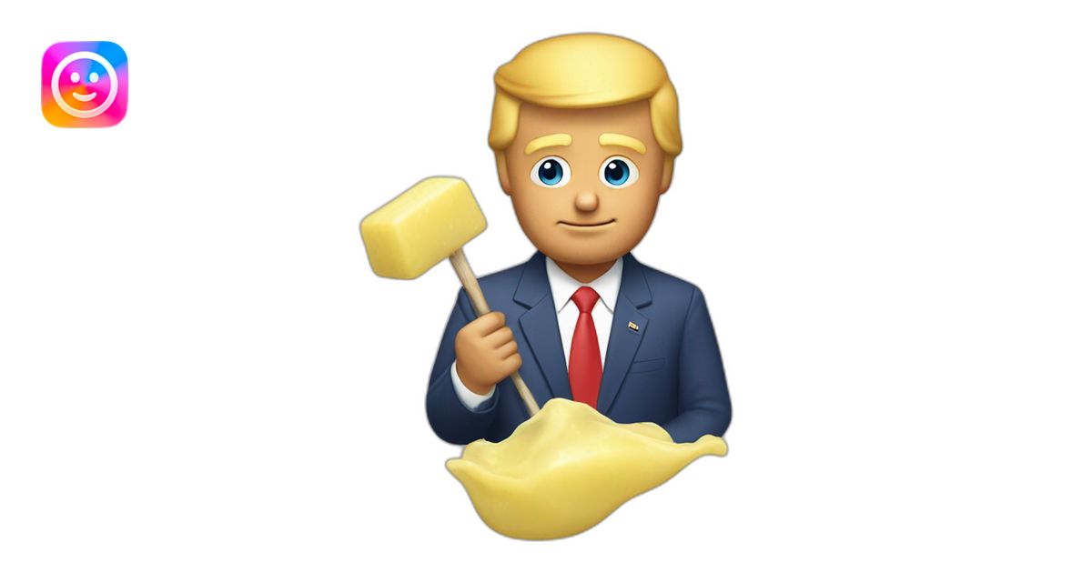 trump-holding-soap emoji | AI Emoji Generator